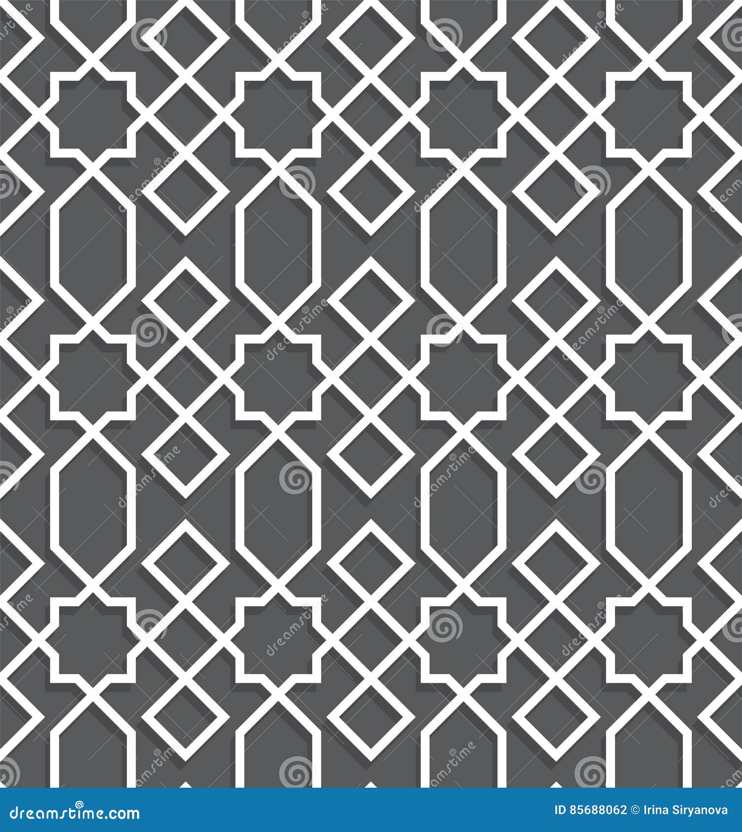 Islamic seamless vector stock vector. Illustration of arabic - 85688062