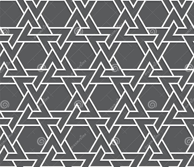 Islamic seamless vector stock vector. Illustration of interlacing ...