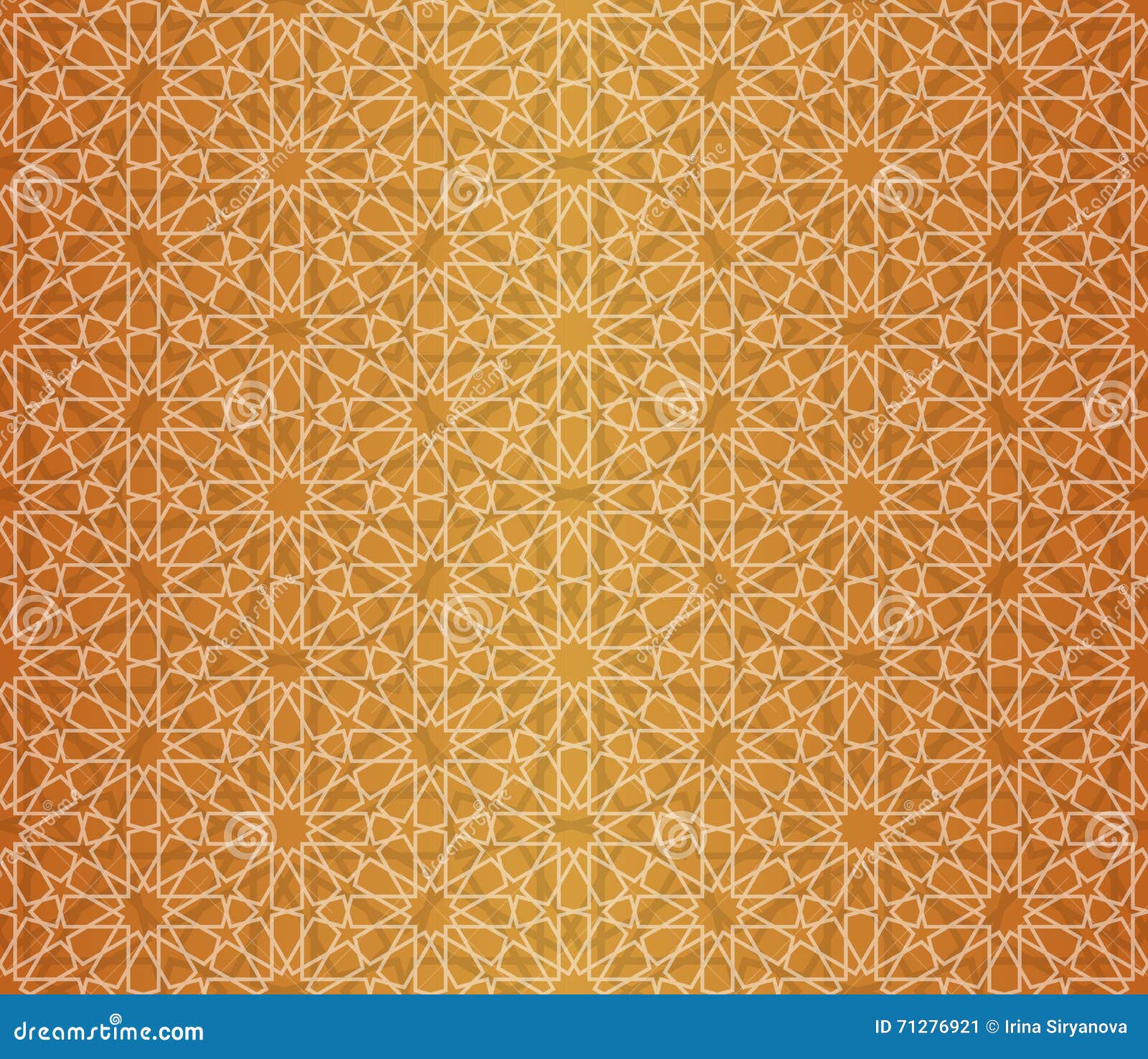 Islamic seamless vector stock vector. Illustration of arabian - 71276921