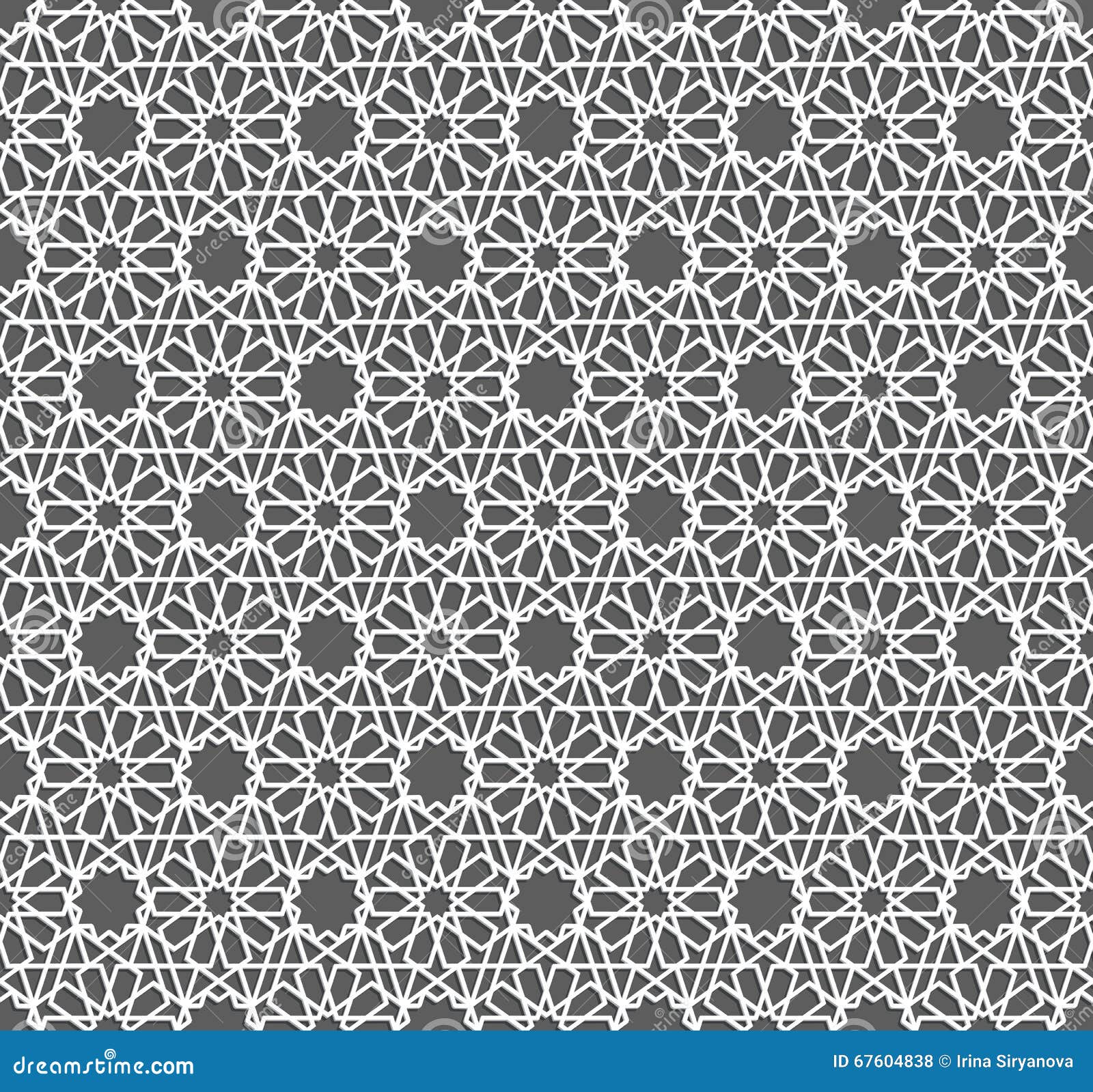 Islamic seamless vector stock vector. Illustration of ornamental - 67604838