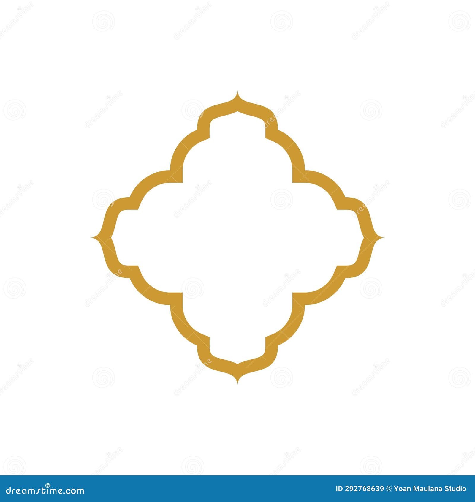 Islamic Shape Outline - Vector Stock Vector - Illustration of ...