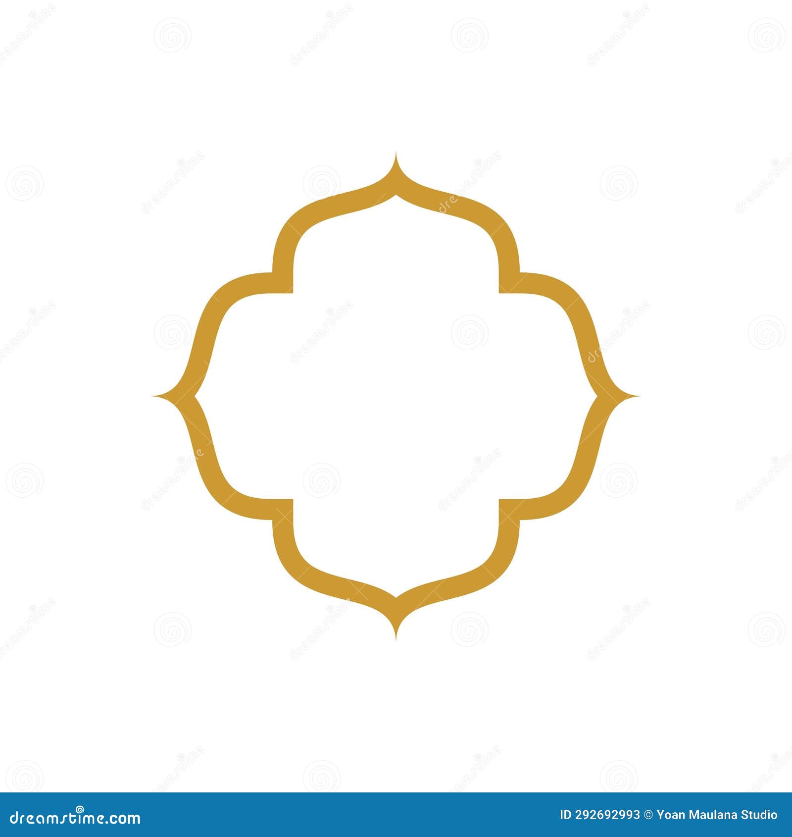 Islamic Shape Outline - Vector Stock Vector - Illustration of culture ...