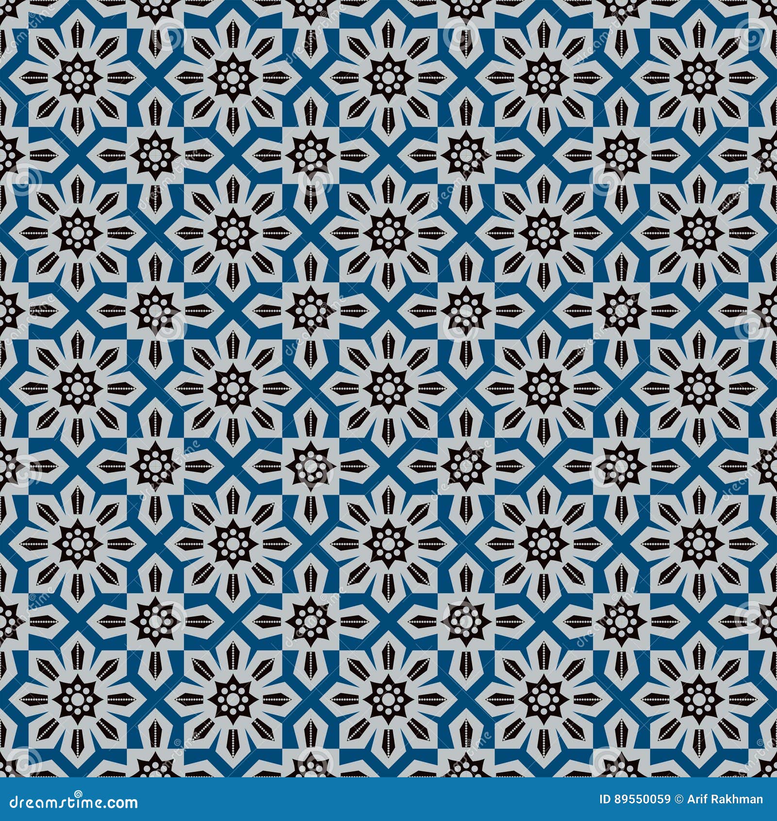 Islamic Shapes Seamless Pattern Stock Vector - Illustration of ...