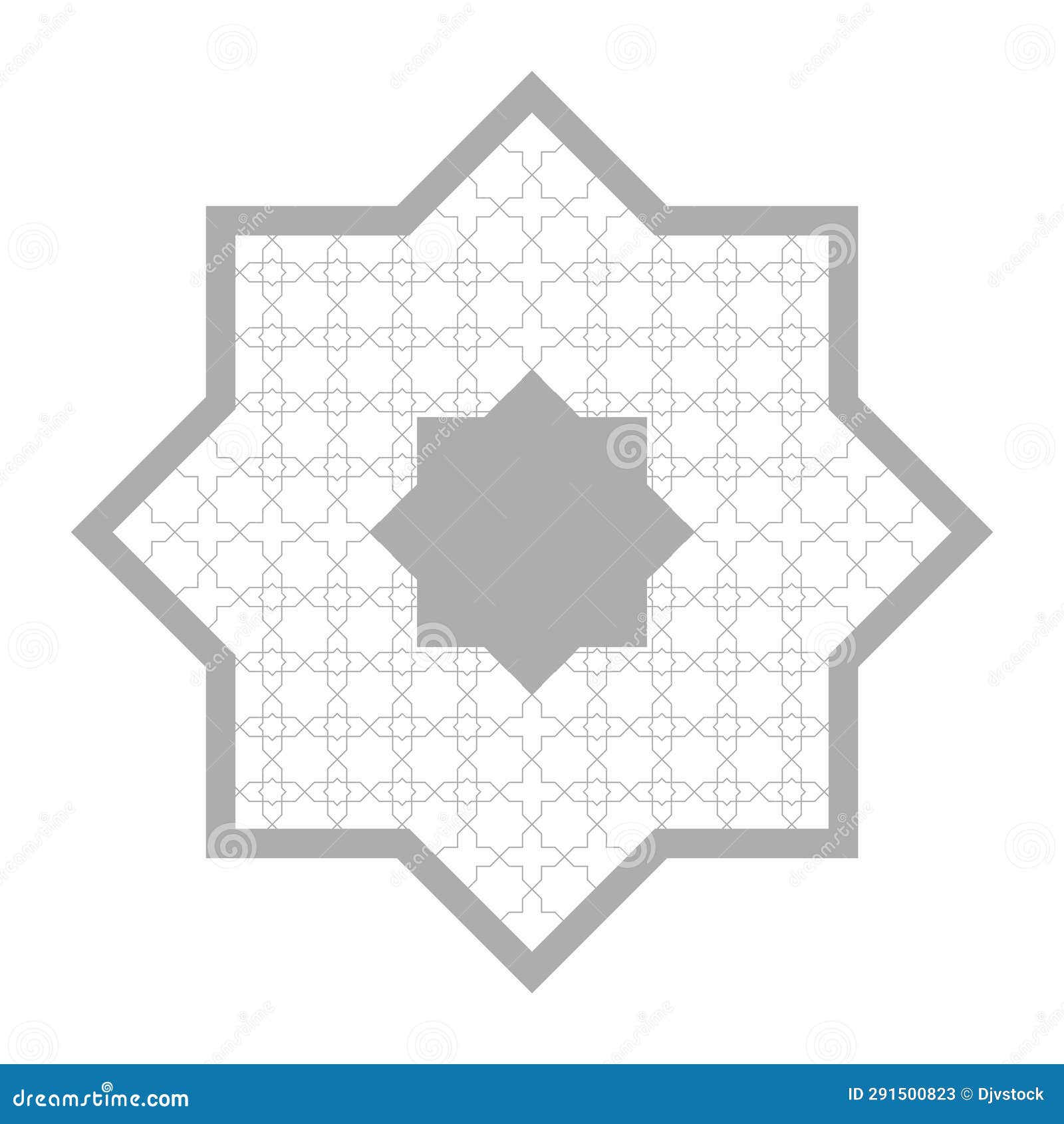 Islamic star arab stock vector. Illustration of star - 291500823