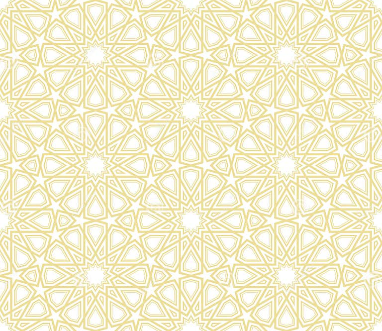 Islamic Star Pattern Background Stock Vector - Illustration of ...