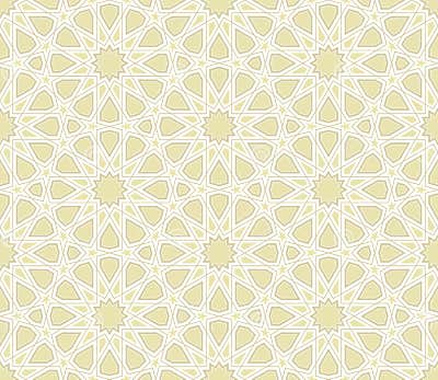 Islamic Star Pattern with Light Background Stock Vector - Illustration ...