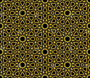 Islamic Star Pattern Seamless Background, Wallpaper Design Stock Vector ...