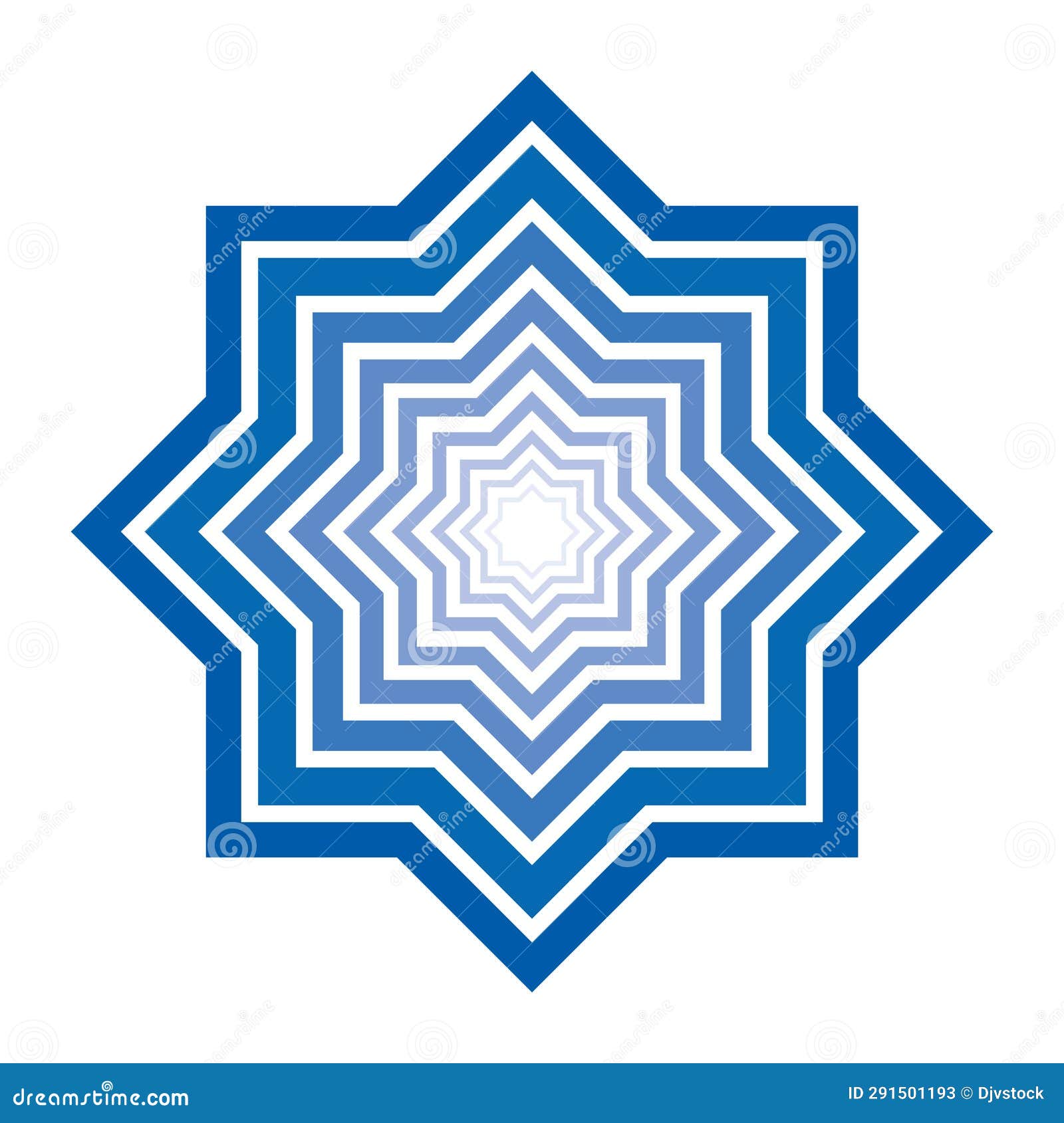 Islamic star template icon stock vector. Illustration of ornament ...
