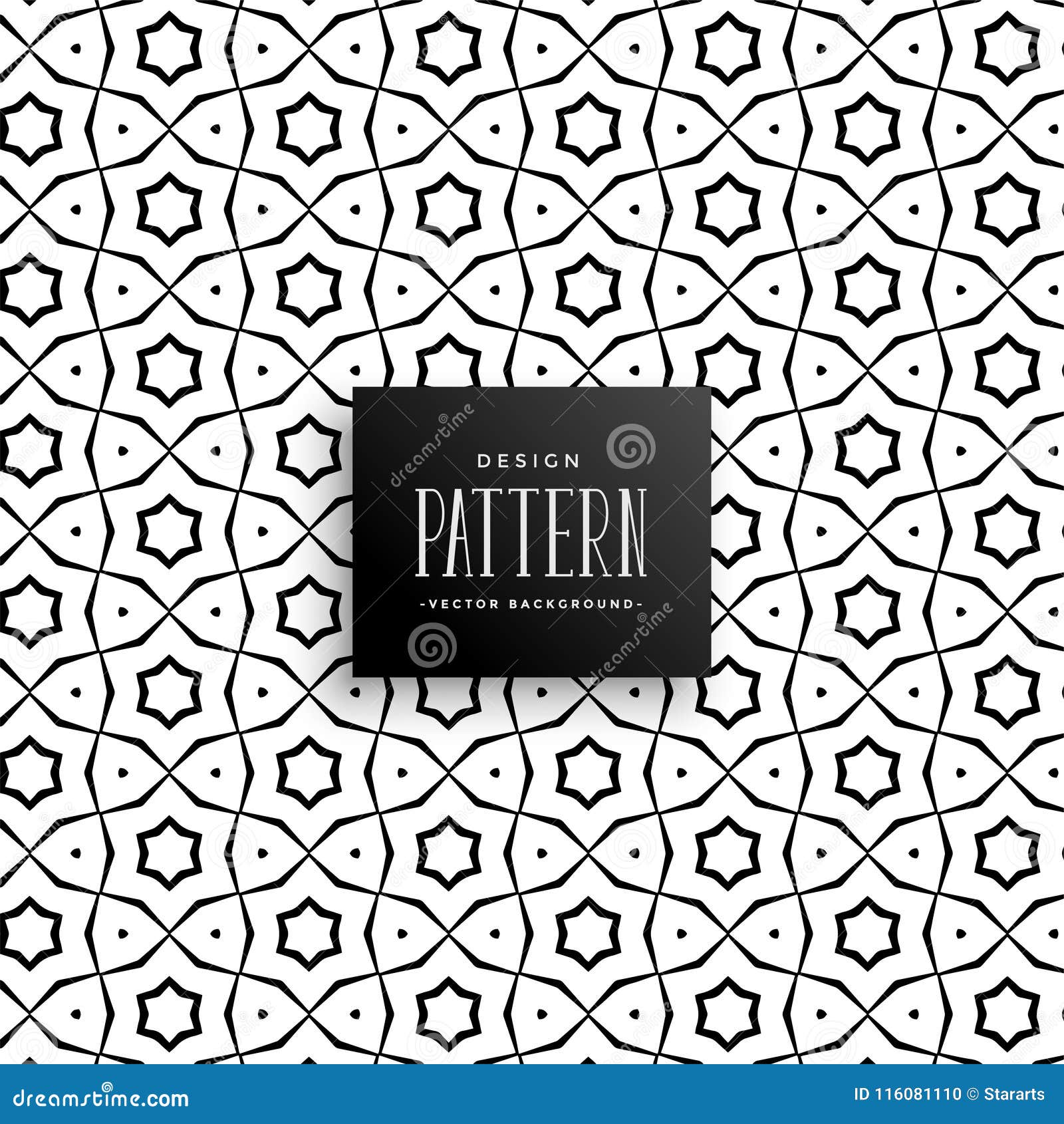 Islamic Style Line Pattern Background Stock Vector - Illustration of ...