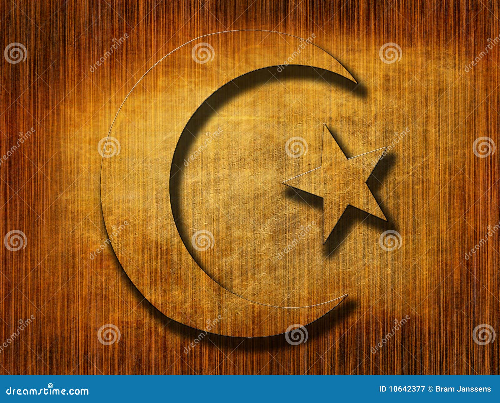 Islamic Symbol Elements Set Of Mosque Dome Minaret Tower Building ...