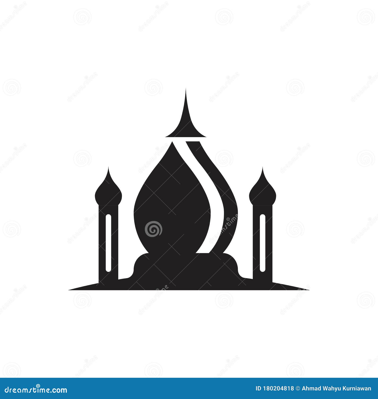 Islamic Symbol and Logo Vector Stock Vector - Illustration of allah ...