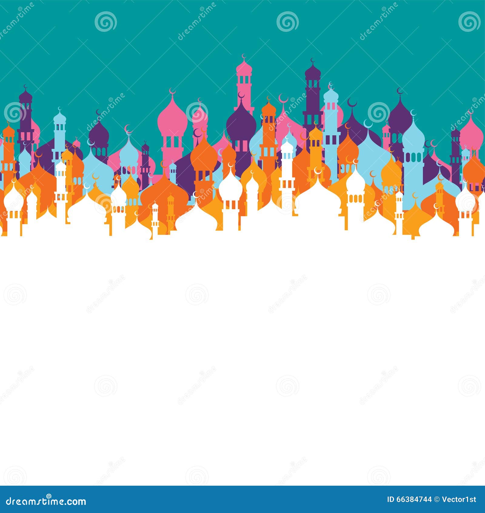 Islamic theme art stock vector. Illustration of islamic - 66384744