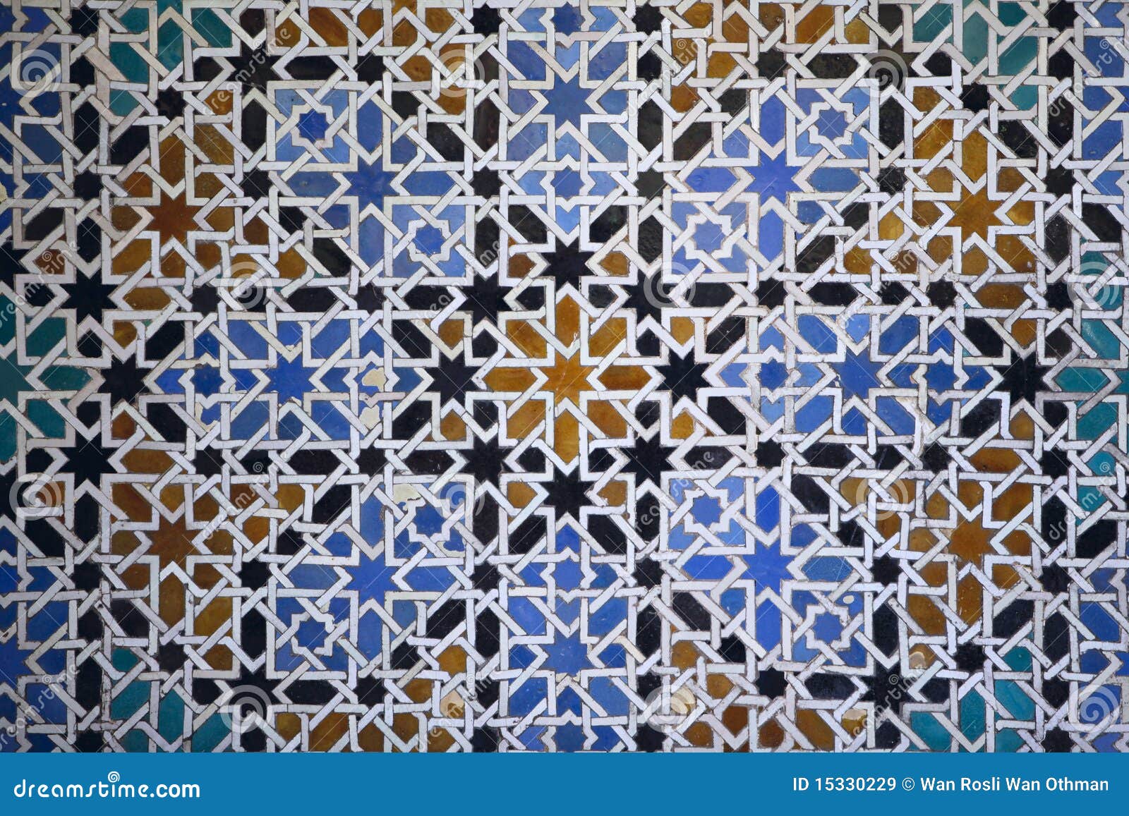 Islamic Tiles stock image. Image of pattern, wall, heritage - 15330229