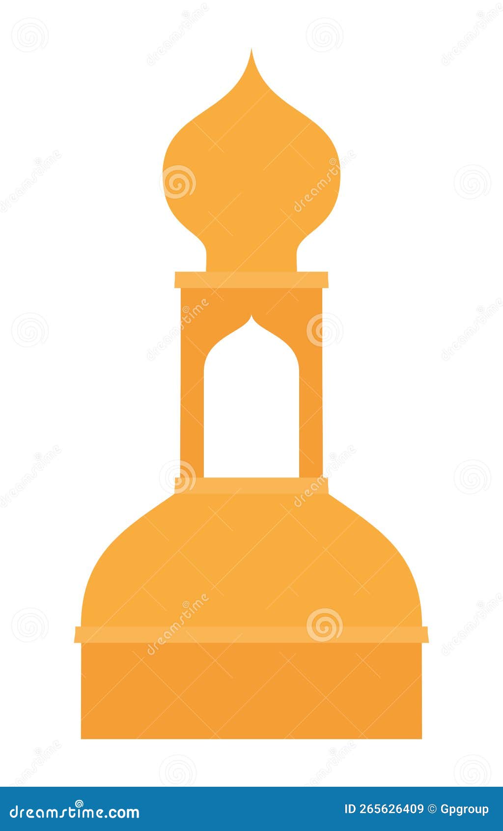 Islamic tower vector stock vector. Illustration of festival - 265626409