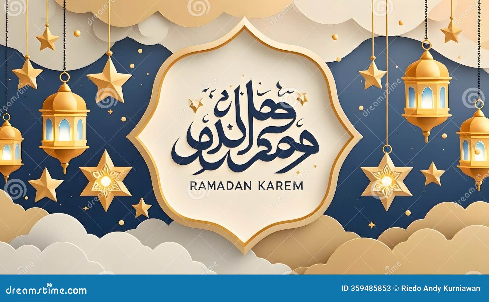 Islamic Vector Illustration of an Abstract Background Stock ...