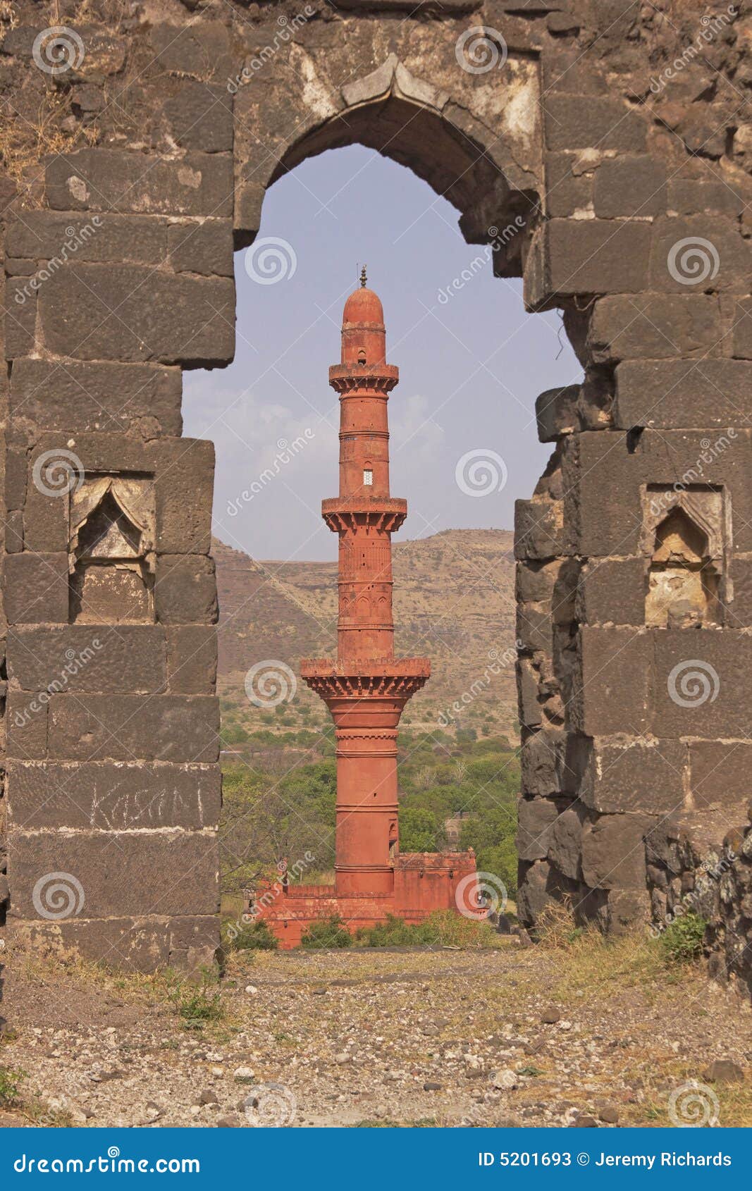 Islamic Victory Tower stock image. Image of maharashtra - 5201693