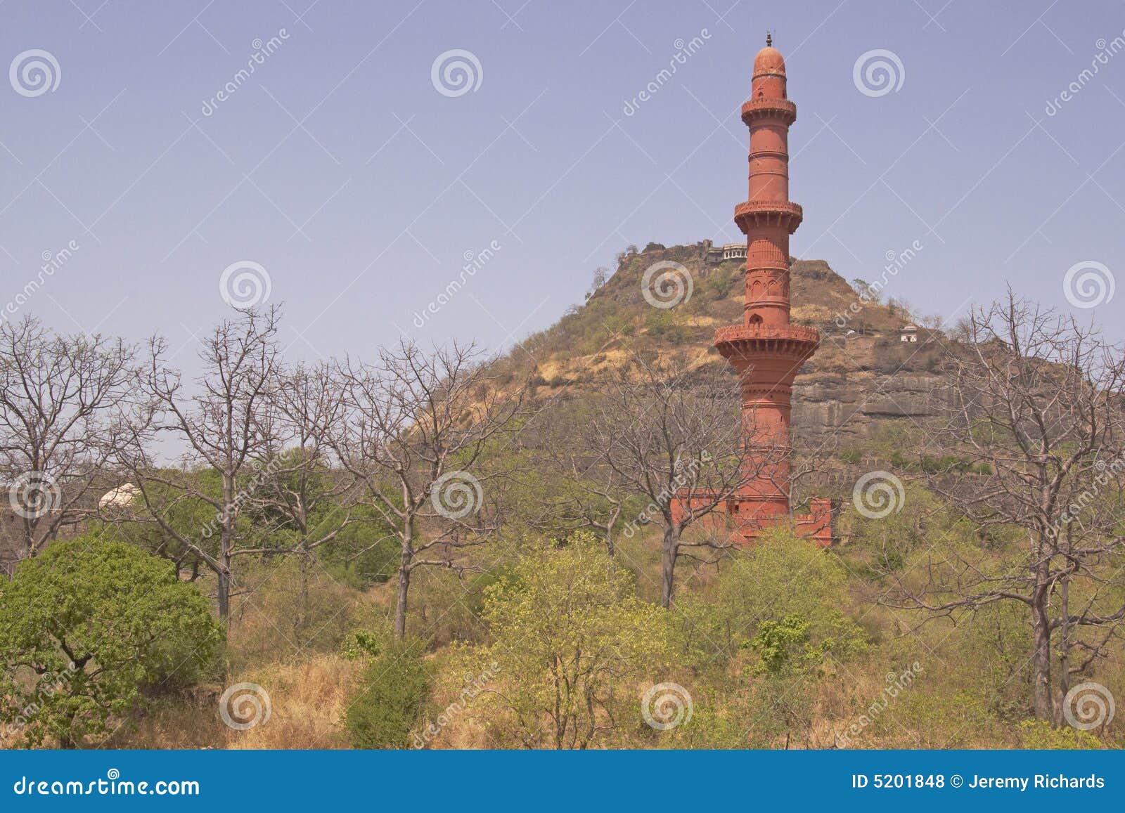 Islamic Victory Tower stock photo. Image of landmark, victory - 5201848