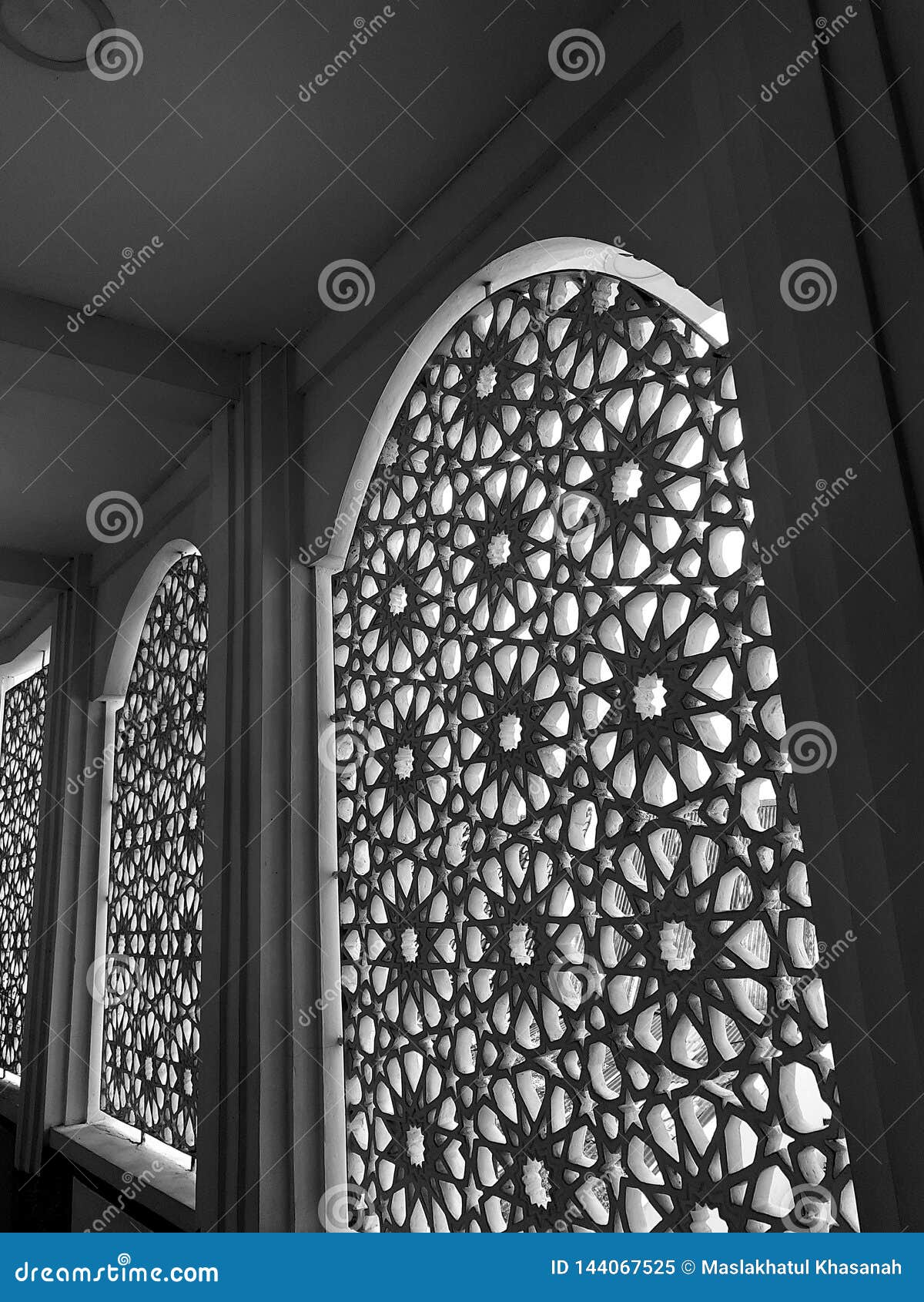 Islamic Window Style Pattern Architecture Classic Design Stock Image ...
