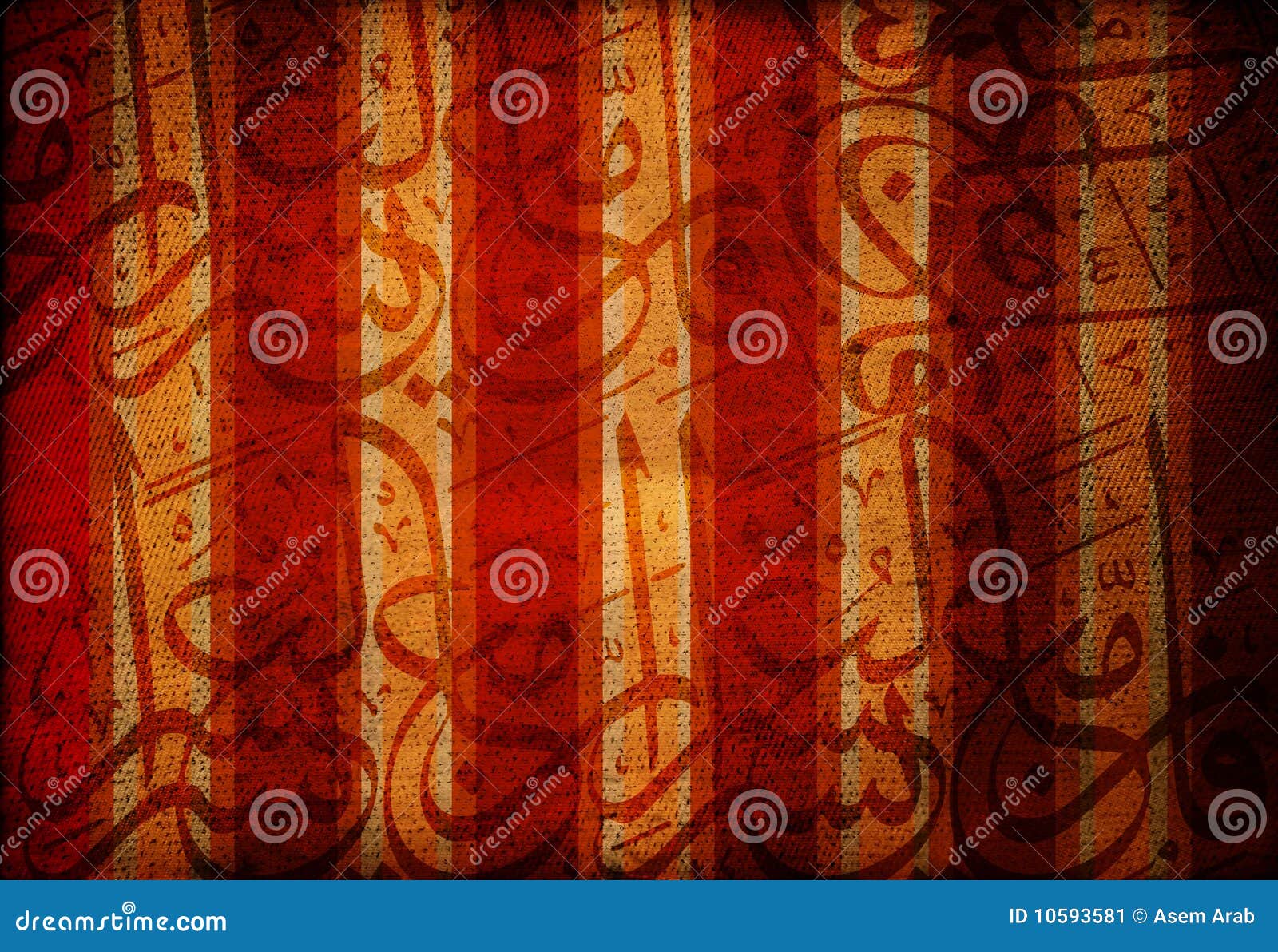 Islamic writing stock illustration. Illustration of drawing - 10593581