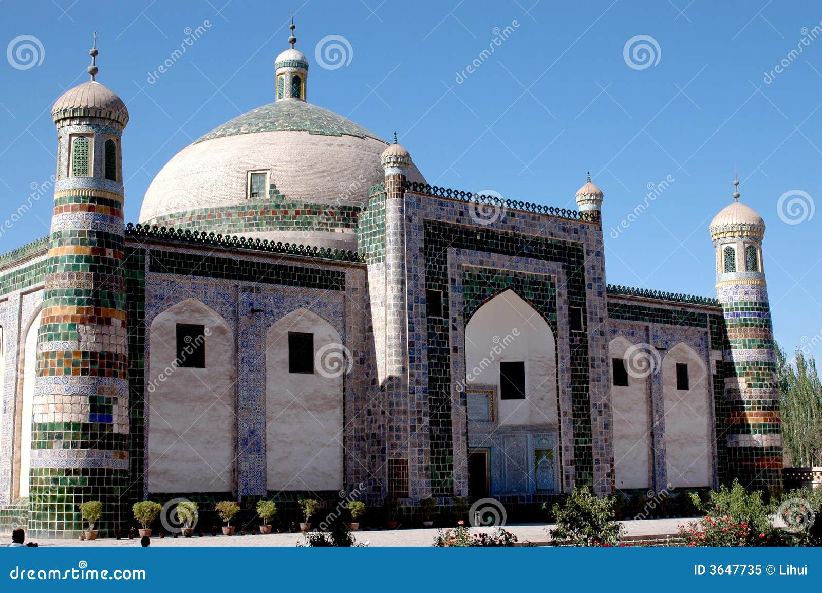 Islamitische architectuur stock afbeelding. Image of architectuur - 3647735