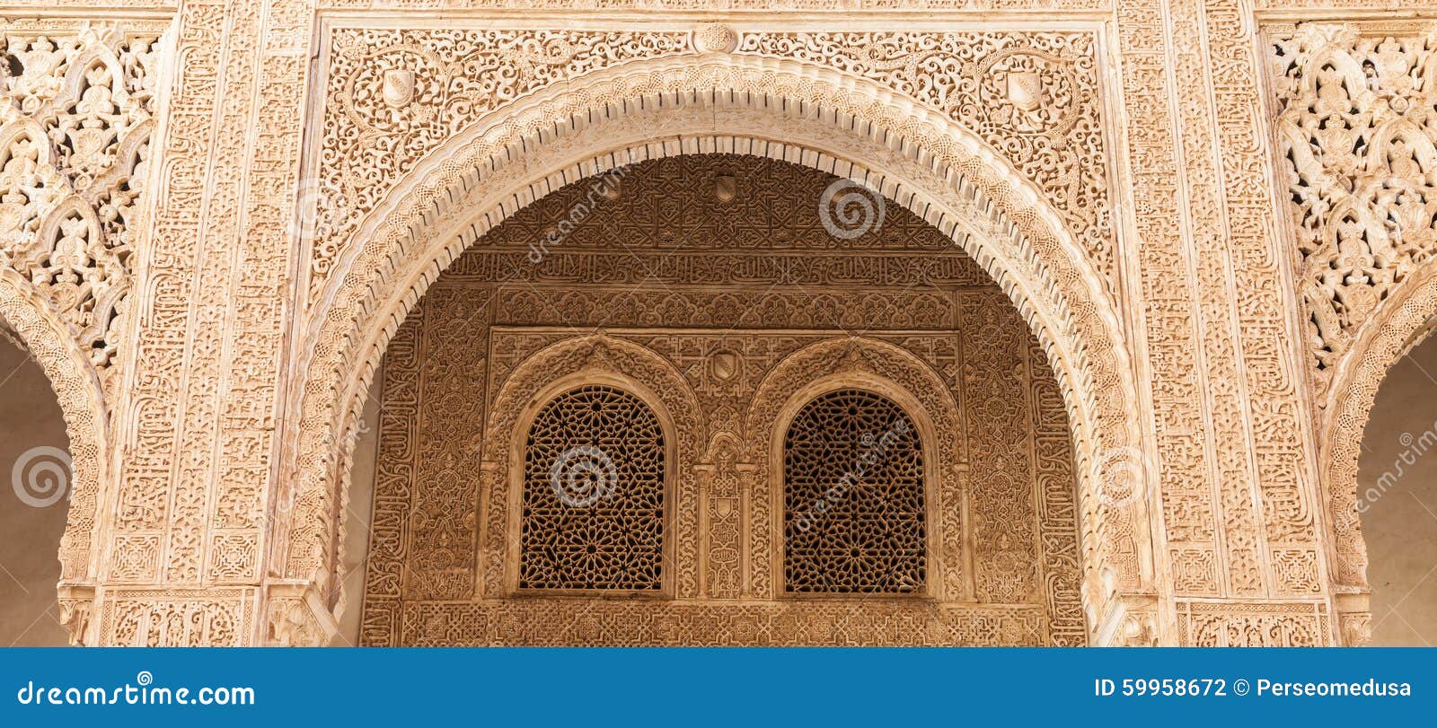 Islamski pałac wnętrze zdjęcie stock. Obraz złożonej z marmurkowaty ...
