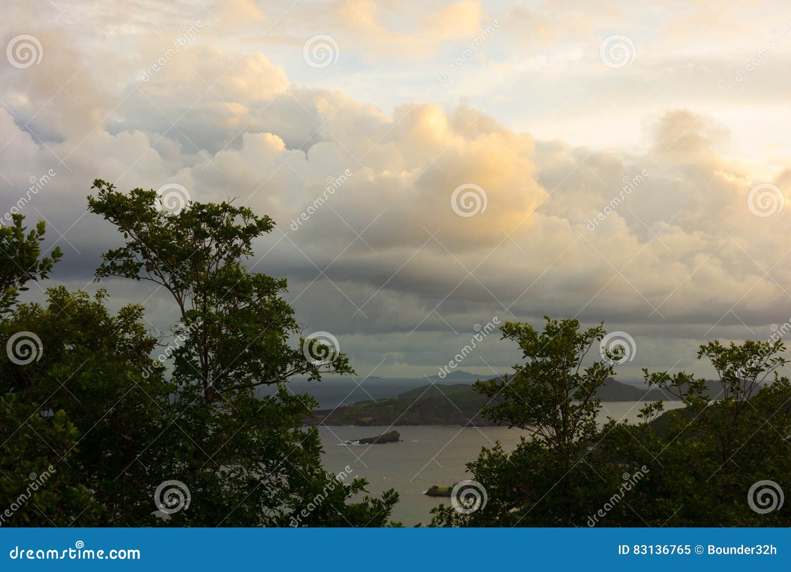 An Island Chain in the Caribbean Stock Image - Image of nature, beauty ...