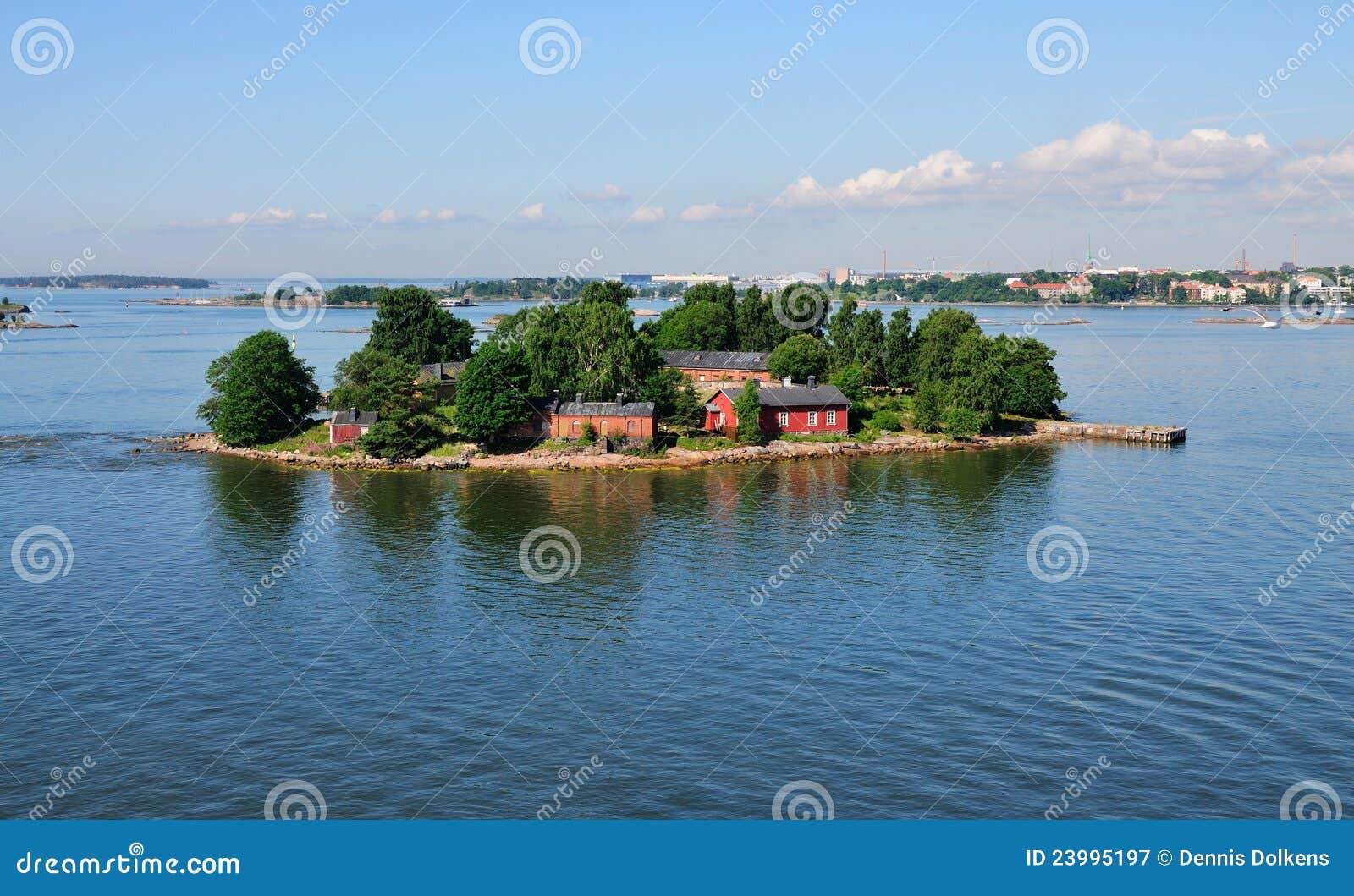 Island on the Coast of Helsinki, Finland Stock Image - Image of finland ...