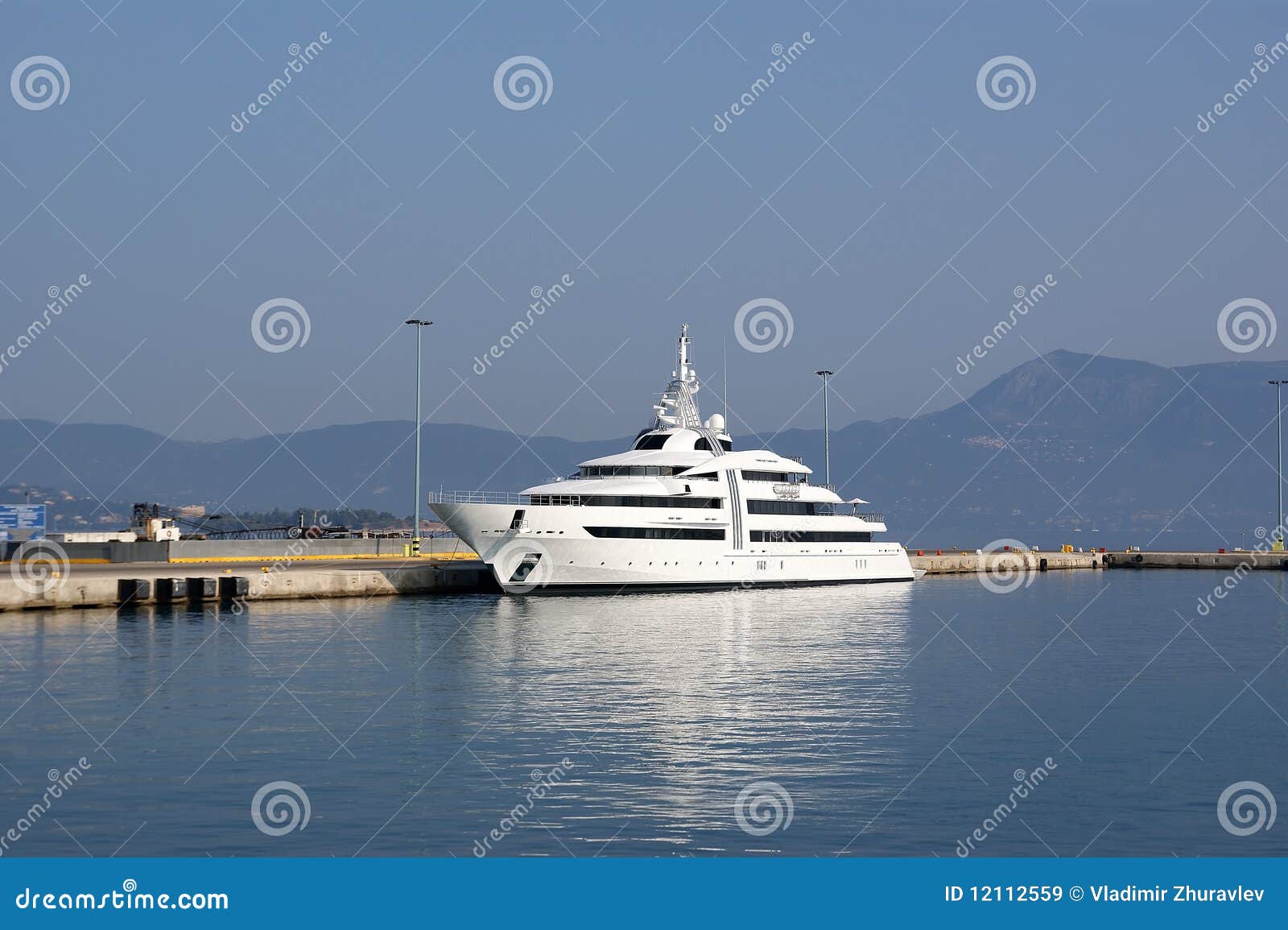 Island Corfu, Ionian Sea, Greece Stock Image - Image of vessel, parga ...