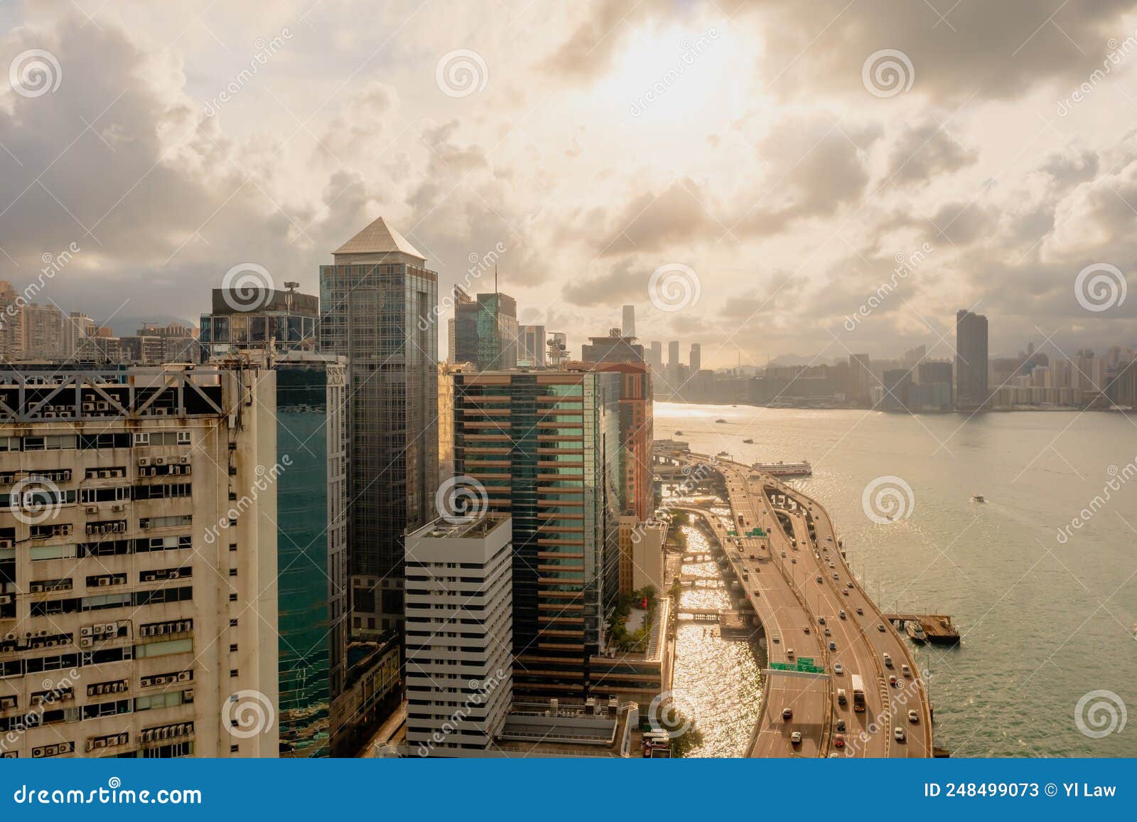 The Island Eastern Corridor at Hong Kong 28 May 2022 Editorial Stock ...