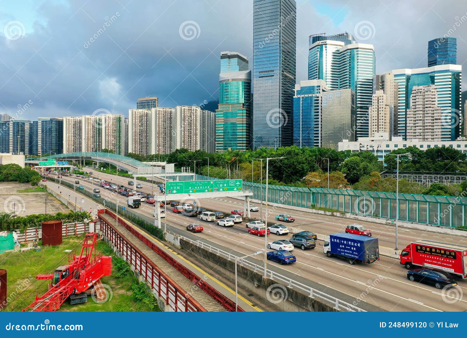 The Island Eastern Corridor at Hong Kong 28 May 2022 Editorial Image ...