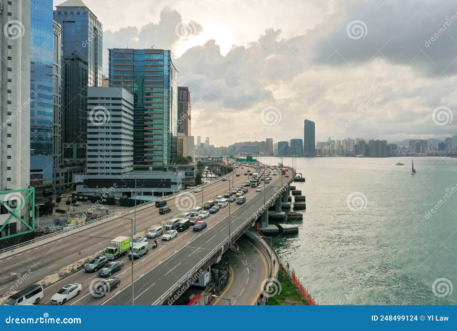 The Island Eastern Corridor at Hong Kong 28 May 2022 Editorial Stock ...