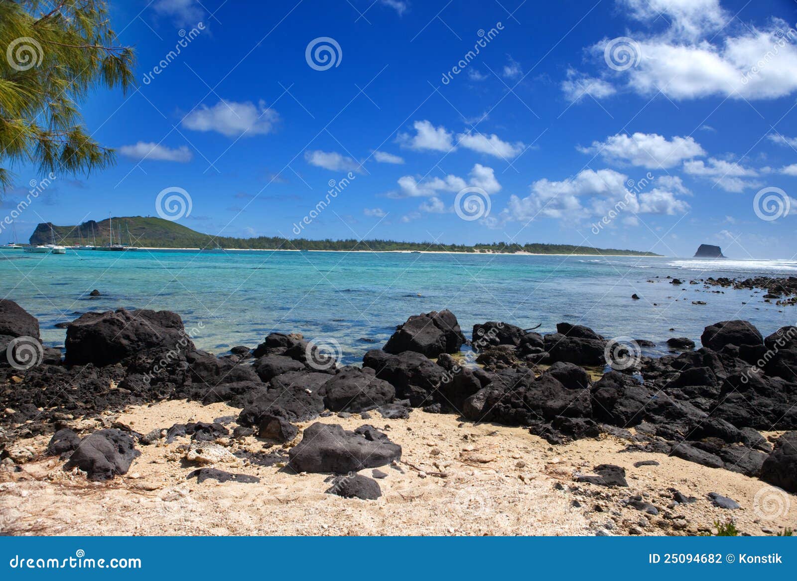 Island Gabriel.Mauritius.Landscape in a Sunny Day Stock Photo - Image ...