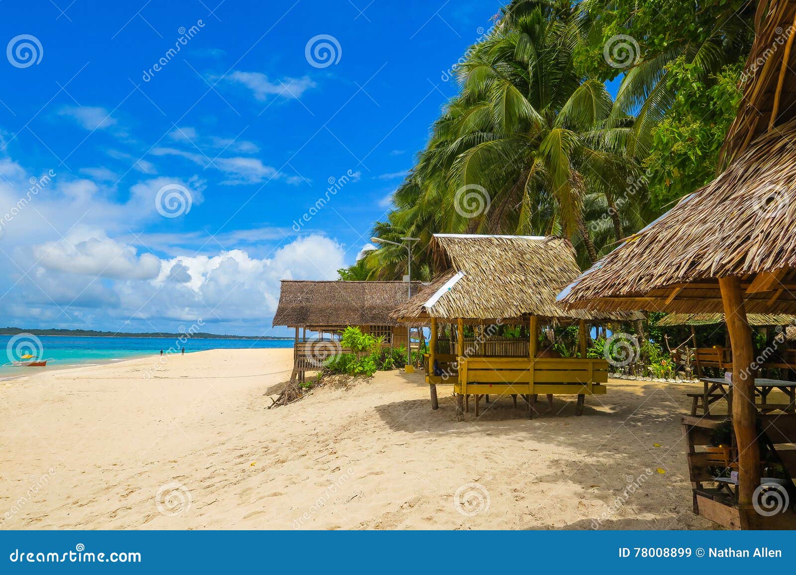 Tropical Island Huts