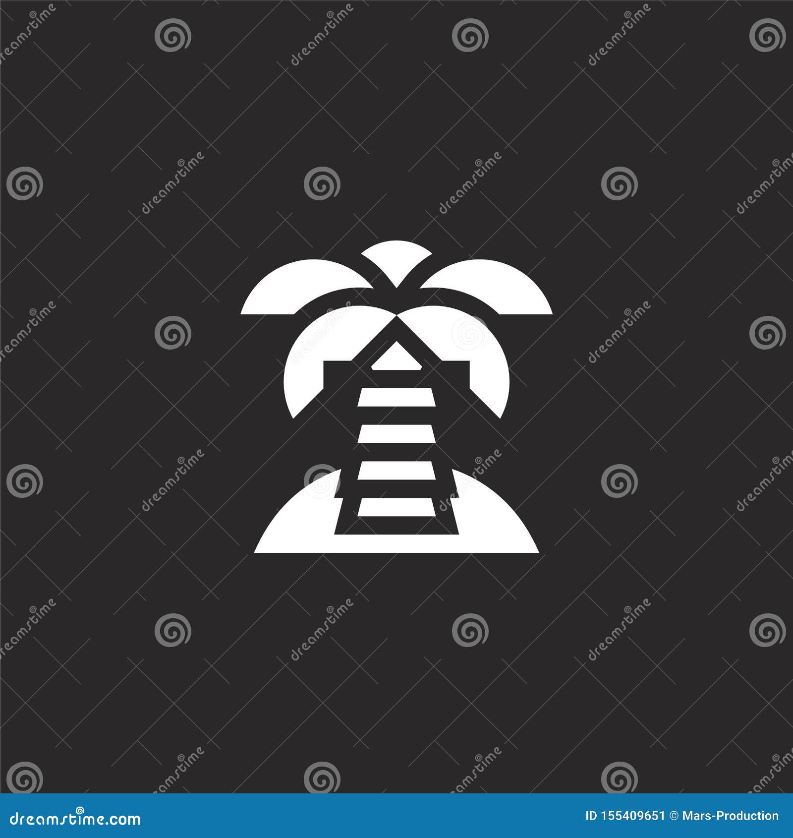 Island Icon. Filled Island Icon for Website Design and Mobile, App ...