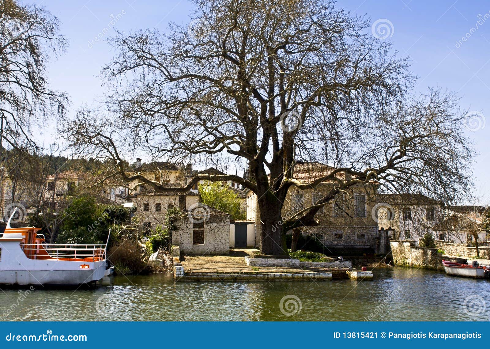 Island of Jannina at Greece Stock Image - Image of island, coast: 13815421
