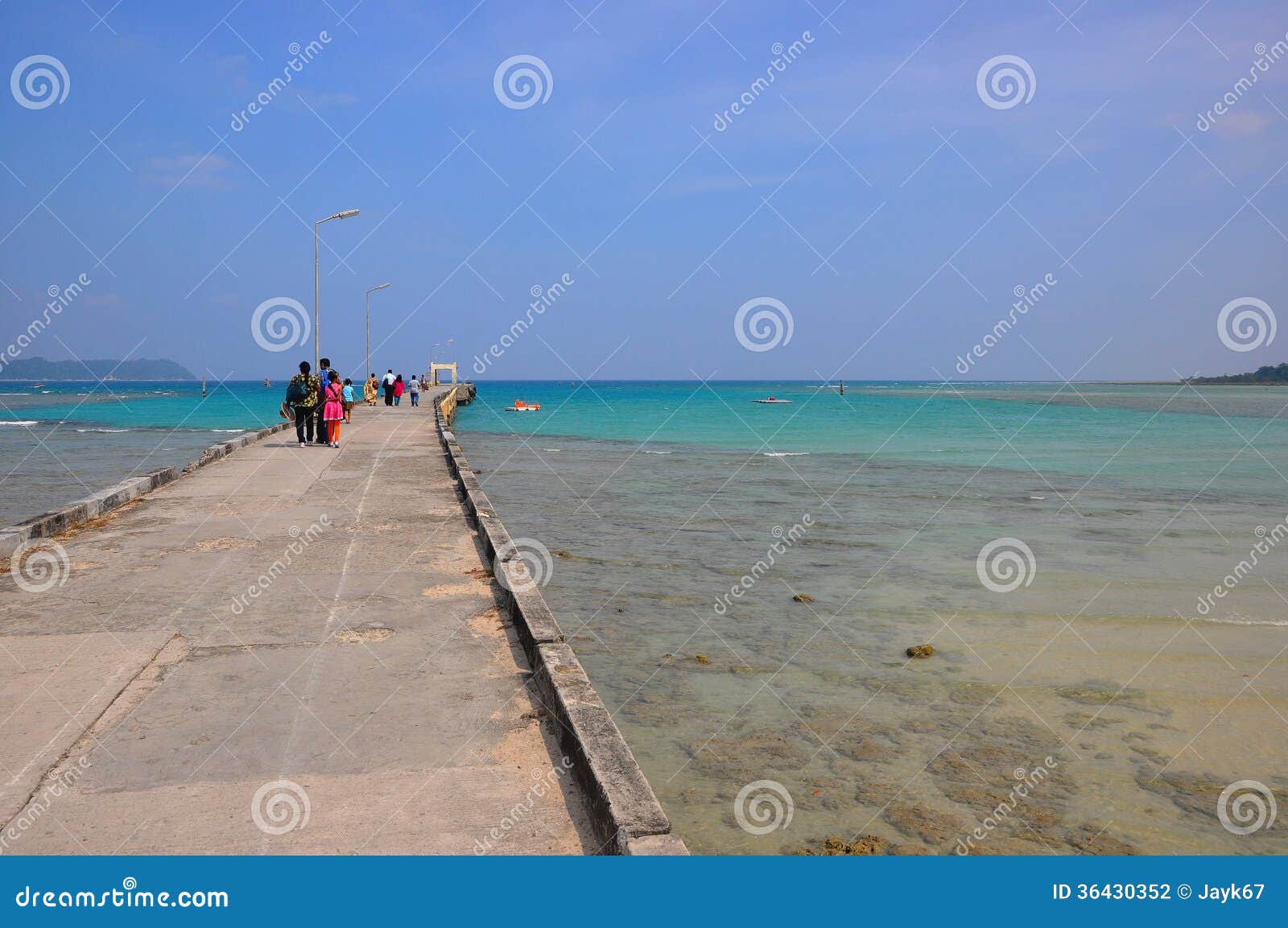 Island Jetty editorial photography. Image of torquise - 36430352