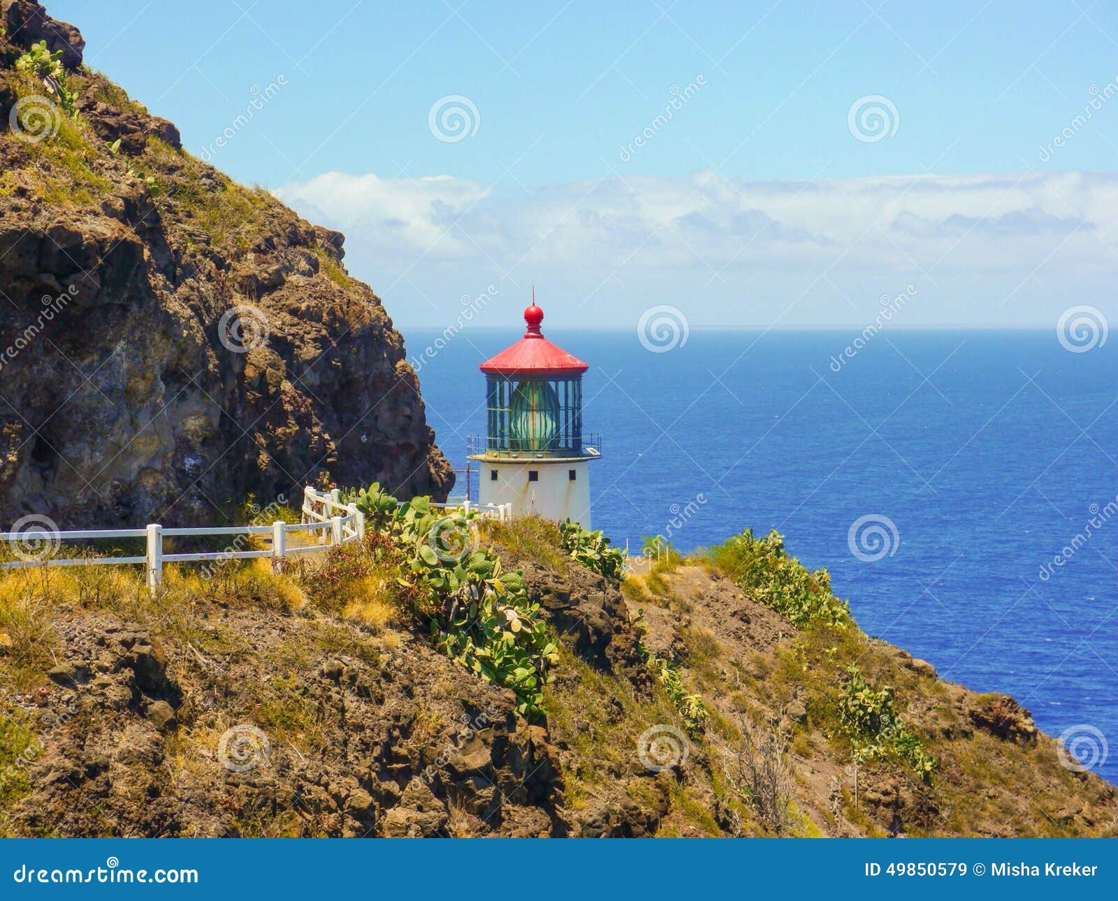 Island lighthouse stock image. Image of island, hike - 49850579