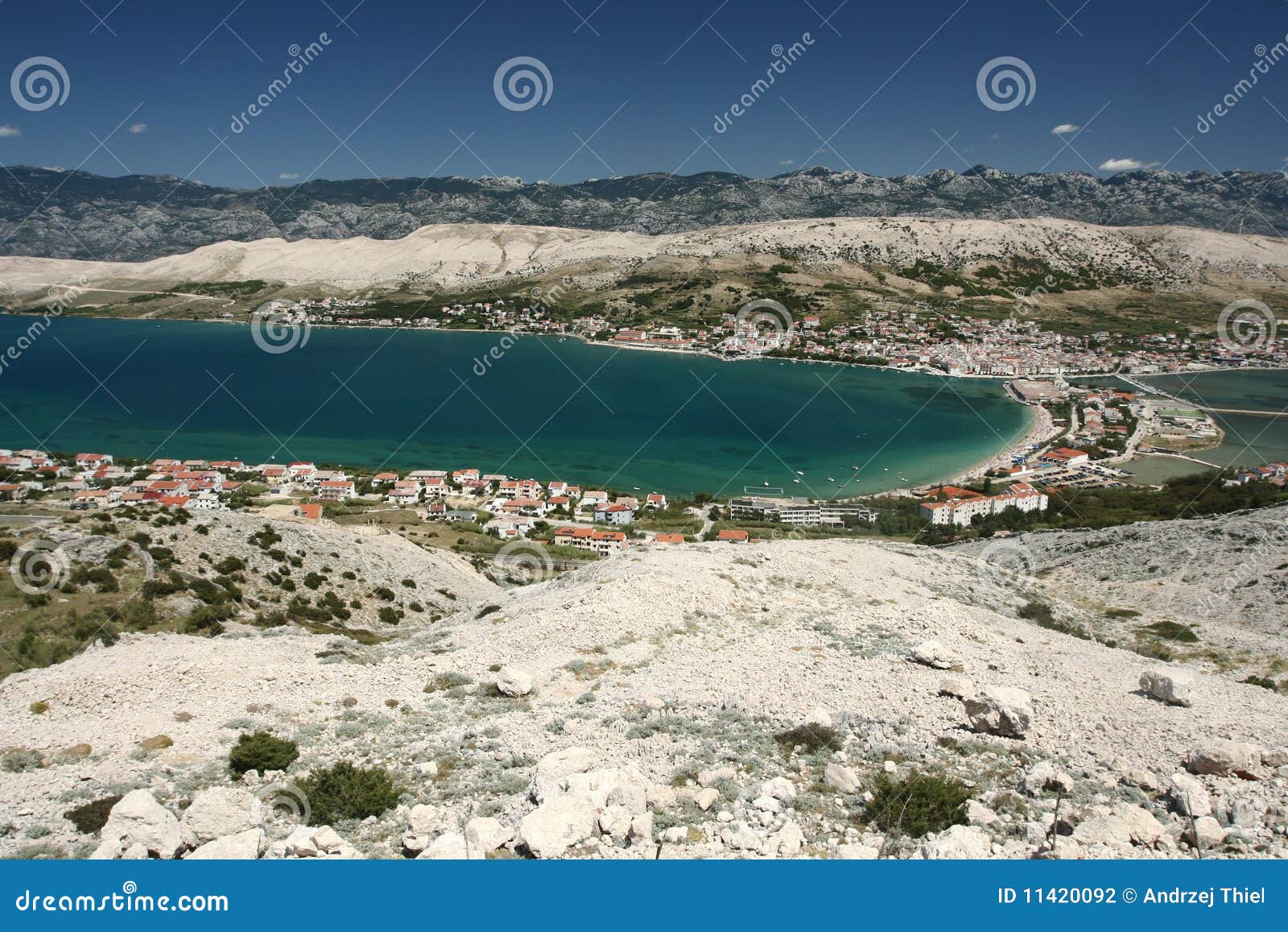 Island Pag-Croatia stock photo. Image of nature, natural - 11420092