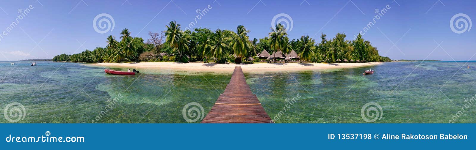 Island panorama stock photo. Image of holiday, resort - 13537198