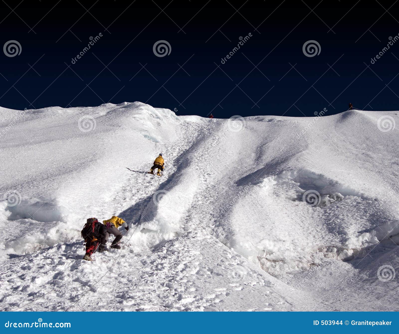 Island Peak Ridge - Nepal stock photo. Image of climb, gear - 503944
