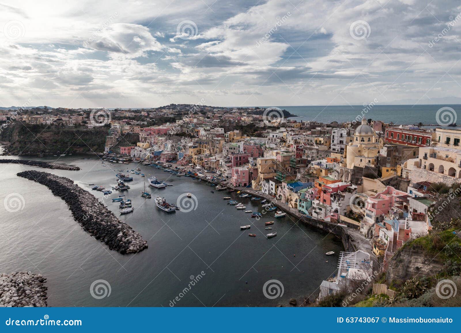 Island of Procida stock image. Image of procida, beach - 63743067