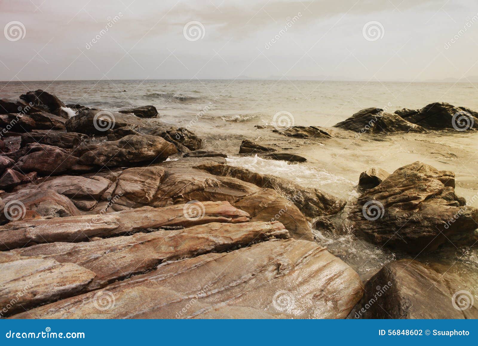 Island with rocks stock photo. Image of peace, travel - 56848602