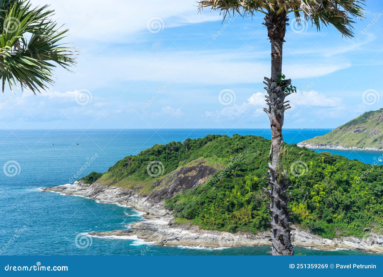 Island in the Sea of Thailand Stock Image - Image of water, nature ...