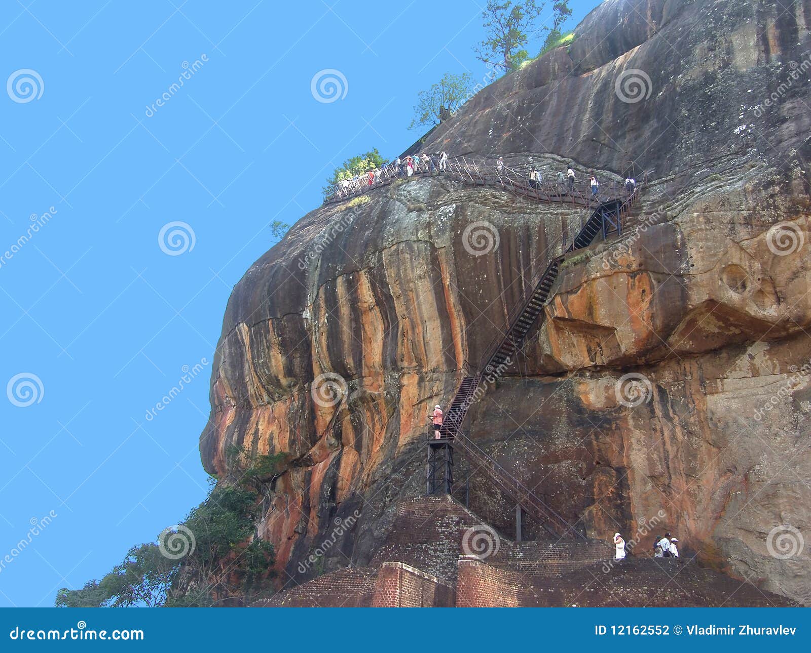Sri Lanka Ceylon, Sigiriya, The Lion Rock Stock Photography ...