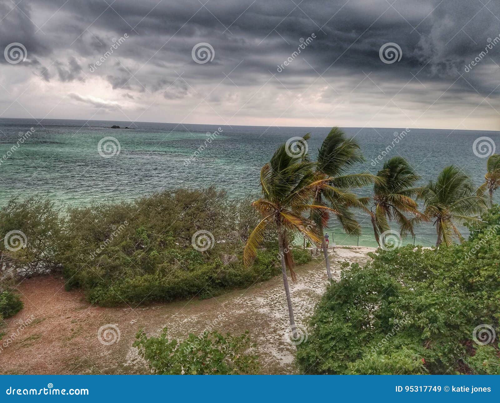 Island storms stock image. Image of storm, storms, breezes - 95317749