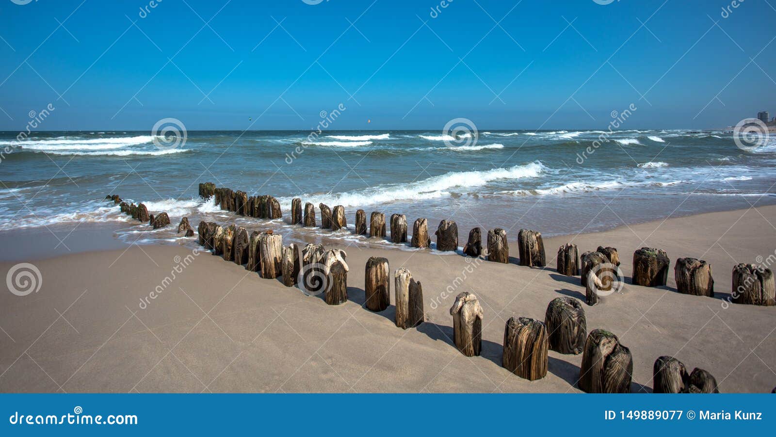 The Island of Sylt. Beach on the Northern Sea Stock Image - Image of ...