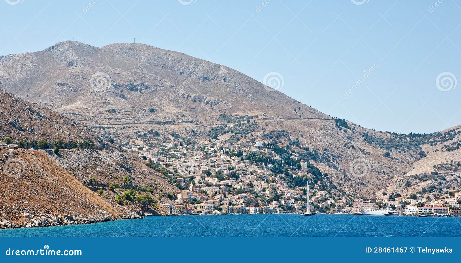 Island Symi (Simi) stock image. Image of picturesque - 28461467