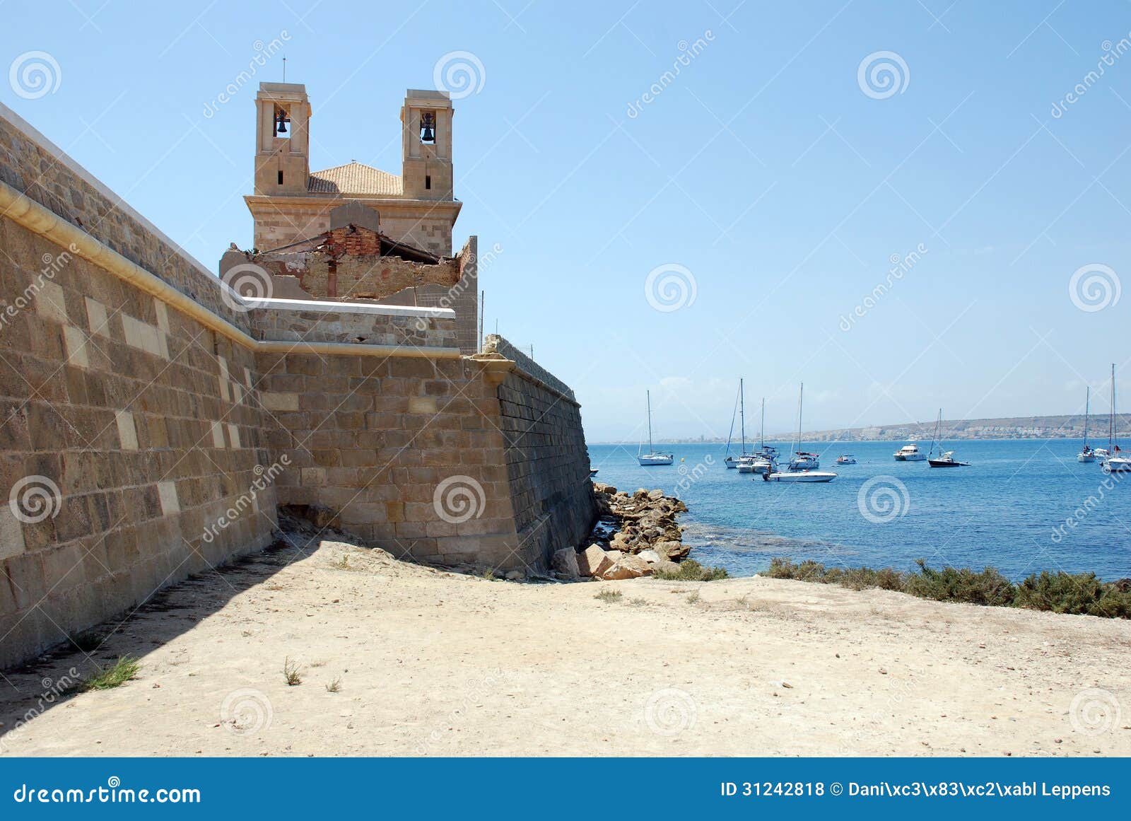 The Island Tabarca stock photo. Image of reserve, seaside - 31242818