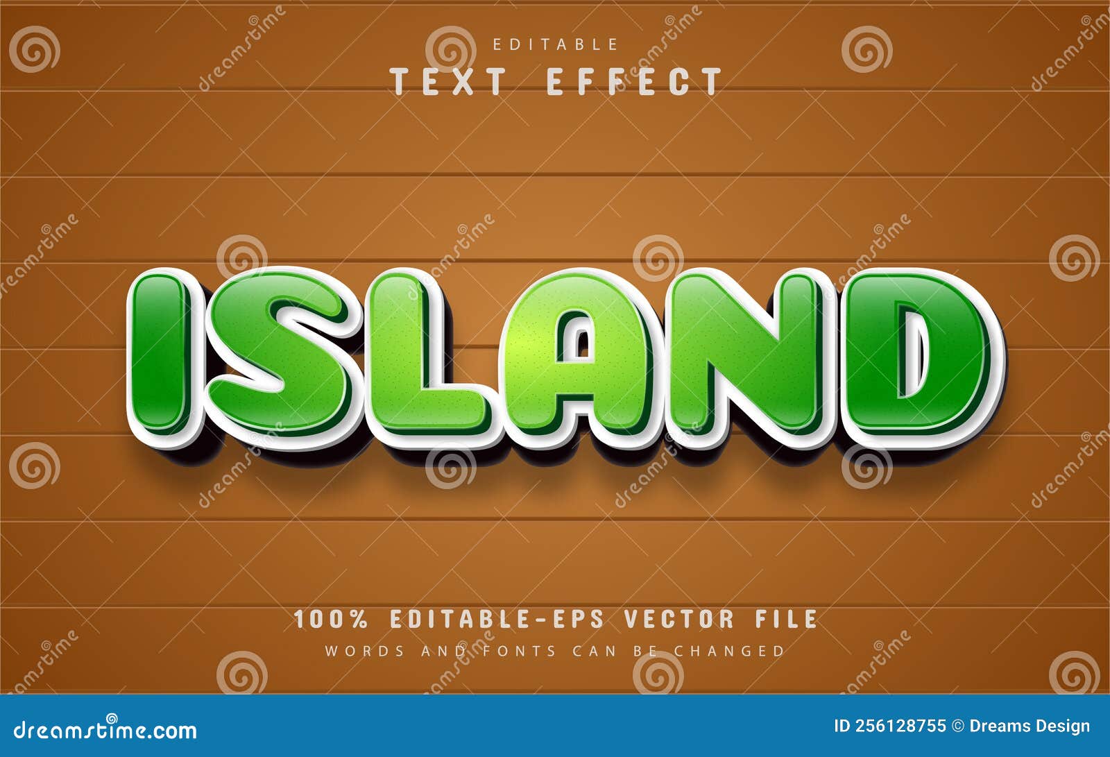 Island text cartoon style stock vector. Illustration of sand - 256128755