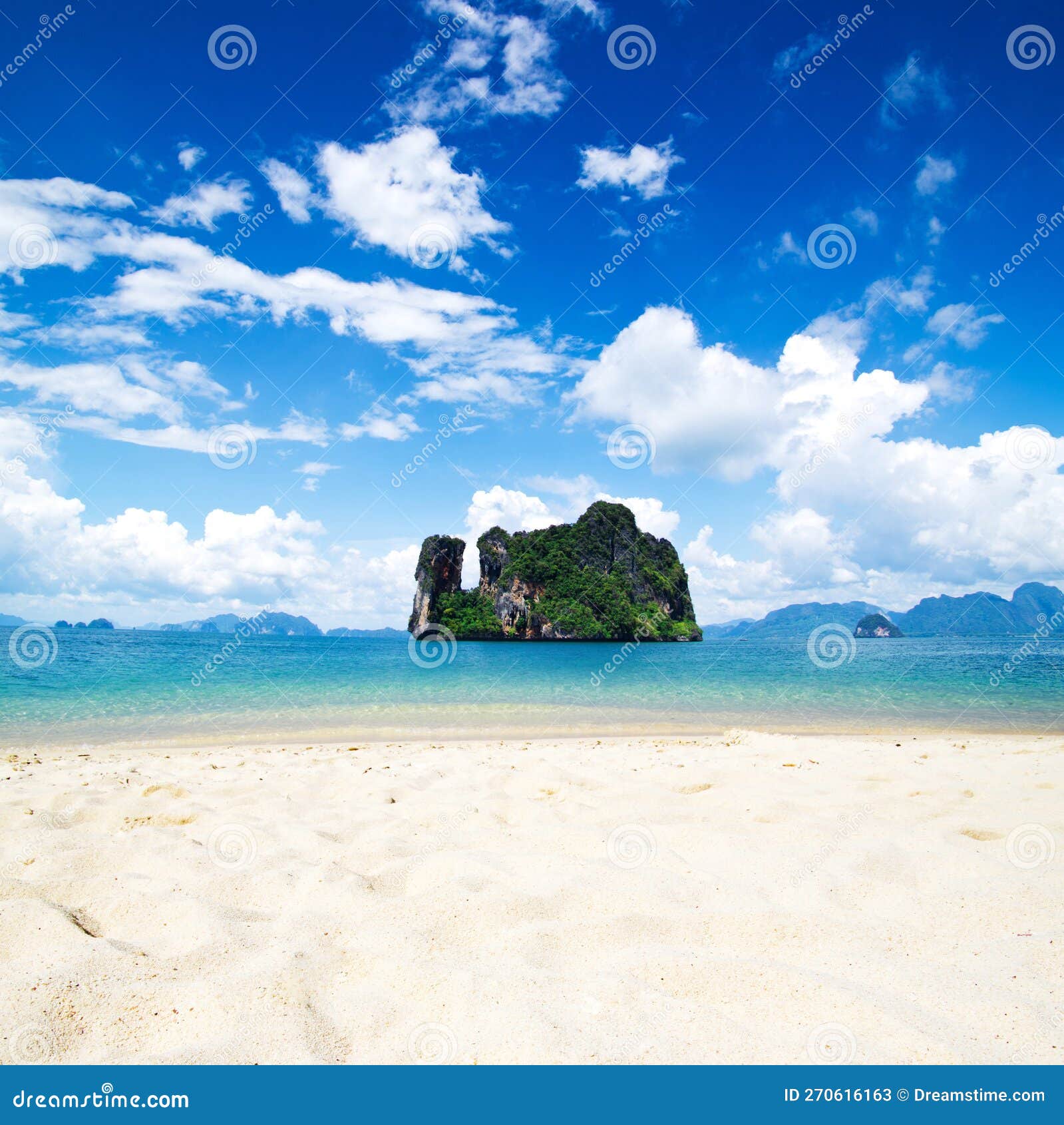 Island Thsiland stock image. Image of asia, beach, crag - 270616163